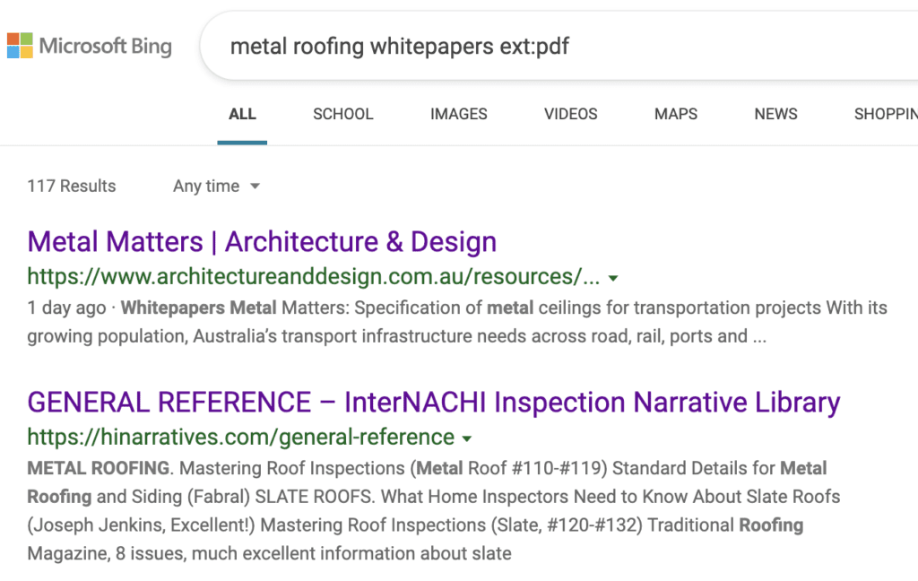 How to Use Bing Search Operators for SEO - Granwehr