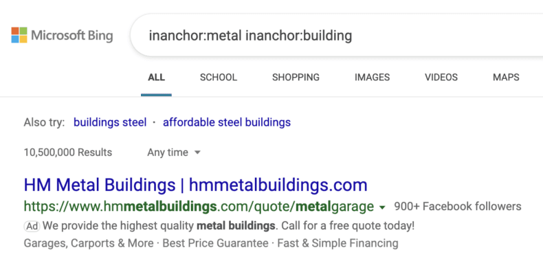 How to Use Bing Search Operators for SEO - Granwehr